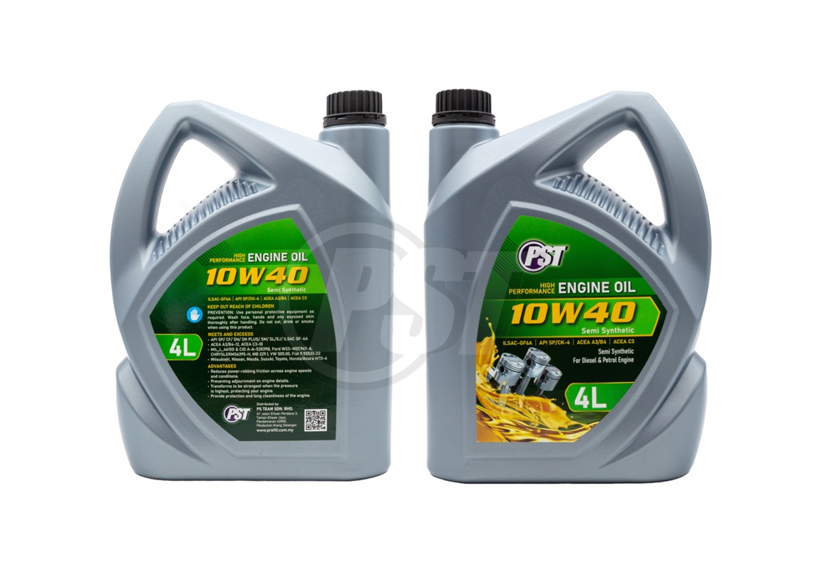 PST Engine Oil 10W40 (Semi Synthetic) 4L - Pro Fill